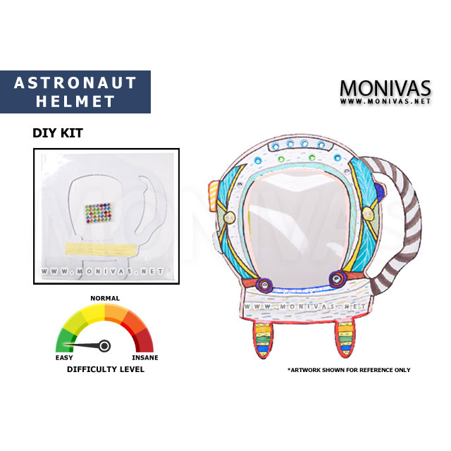 DIY Astronaut Helmet Toy Creative Kids Colouring Art Bonding Activity ...