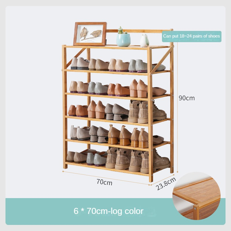 【SG Ready Stock】Free Installation Foldable Bamboo Shoe Rack Portable ...