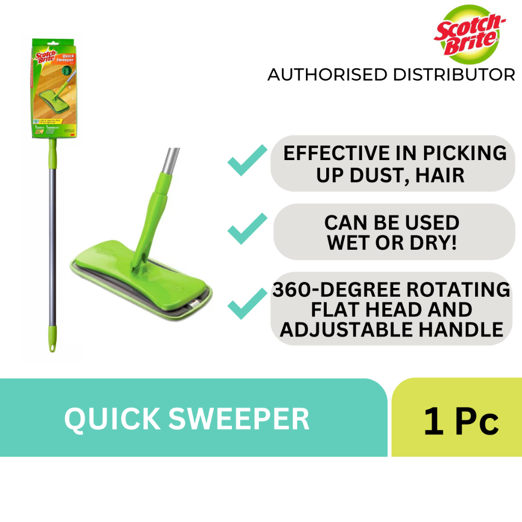 3M 3M Scotch Brite Quick Sweeper Starter Kit MF400 | Shopee Singapore