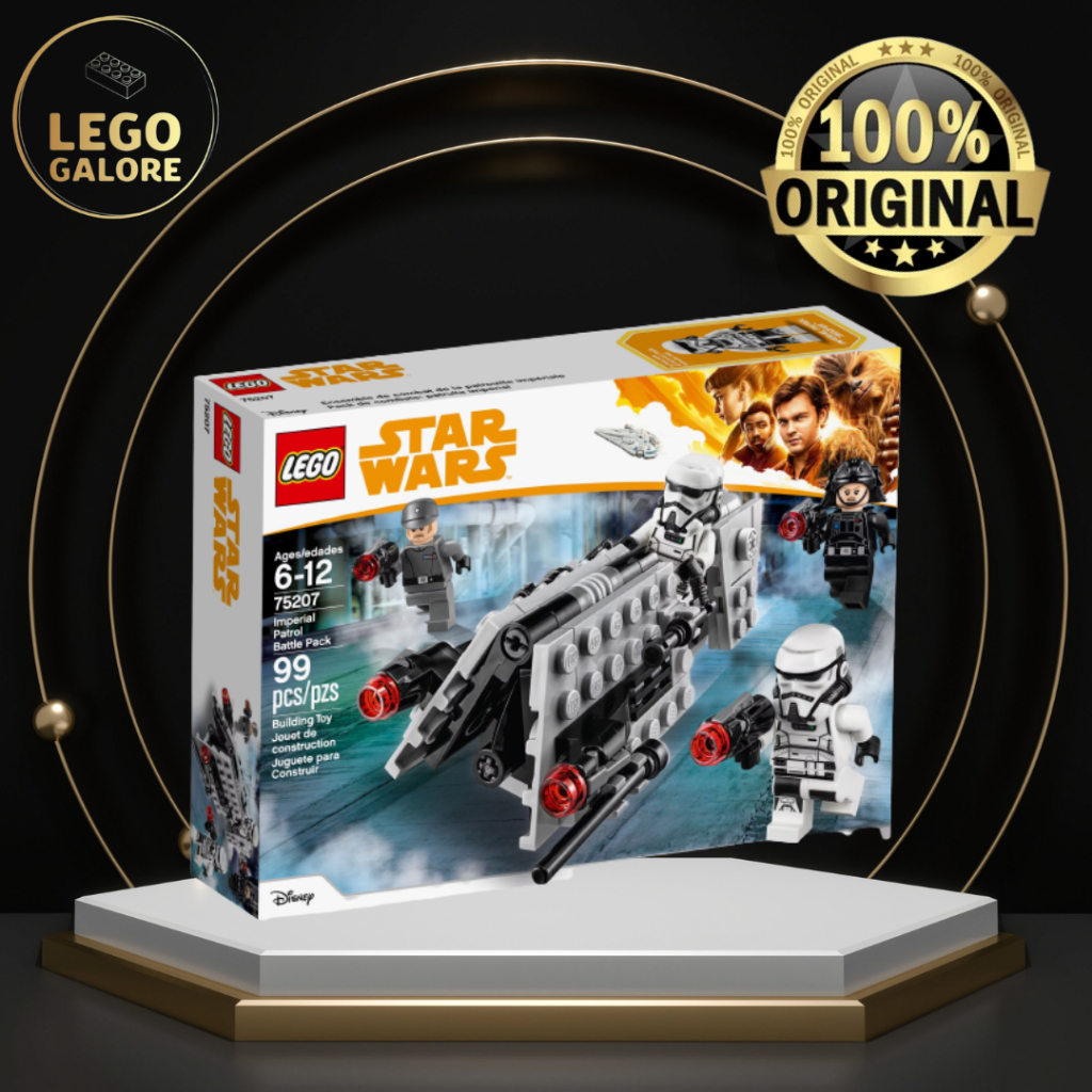 [Lego Galore] LEGO Star Wars 75207 Imperial Patrol Battle Pack | Shopee ...