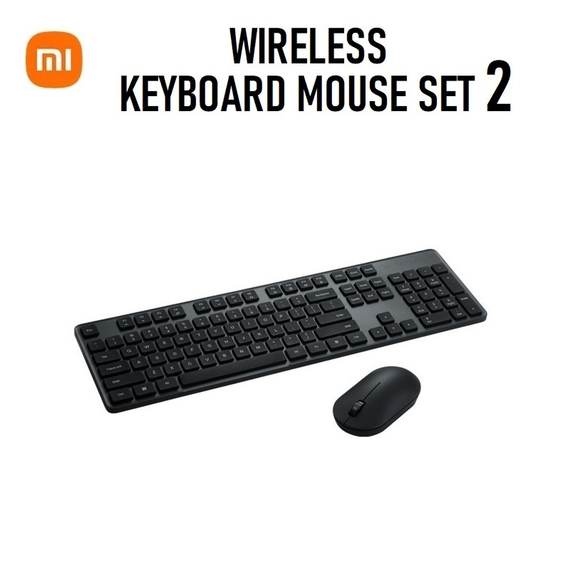 Xiaomi Wireless Keyboard Mouse Set Gen 2 Wireless 2.4GHZ 104 Keys ...