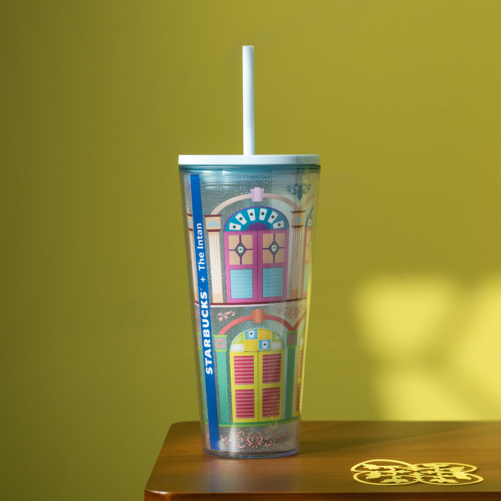 Starbucks + The Intan Blue Cold Cup 24oz | Shopee Singapore