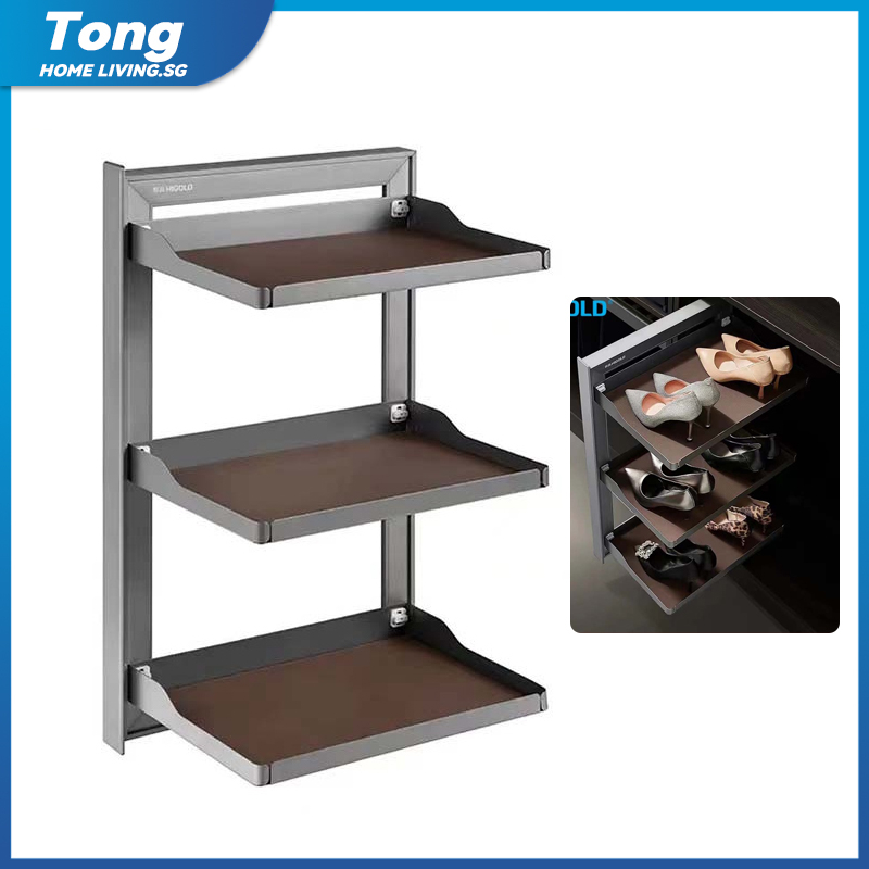 Shoe Rack Side-Mounted Rack Left/Right | Shopee Singapore
