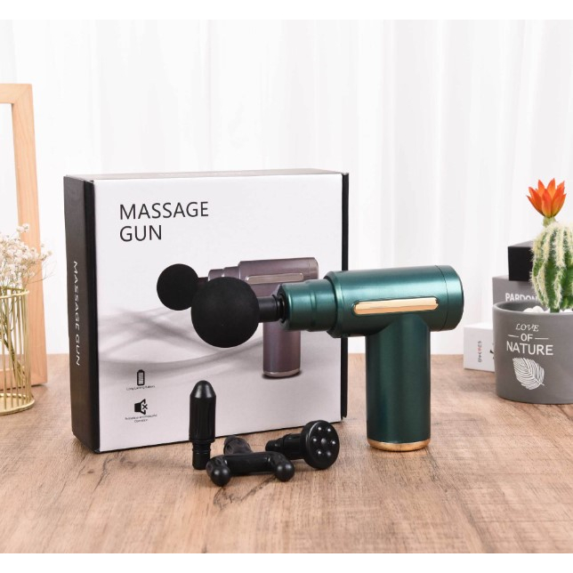 SG STOCK Mini Massage Gun Electric Impact Gun Muscle Relaxer Vibration ...