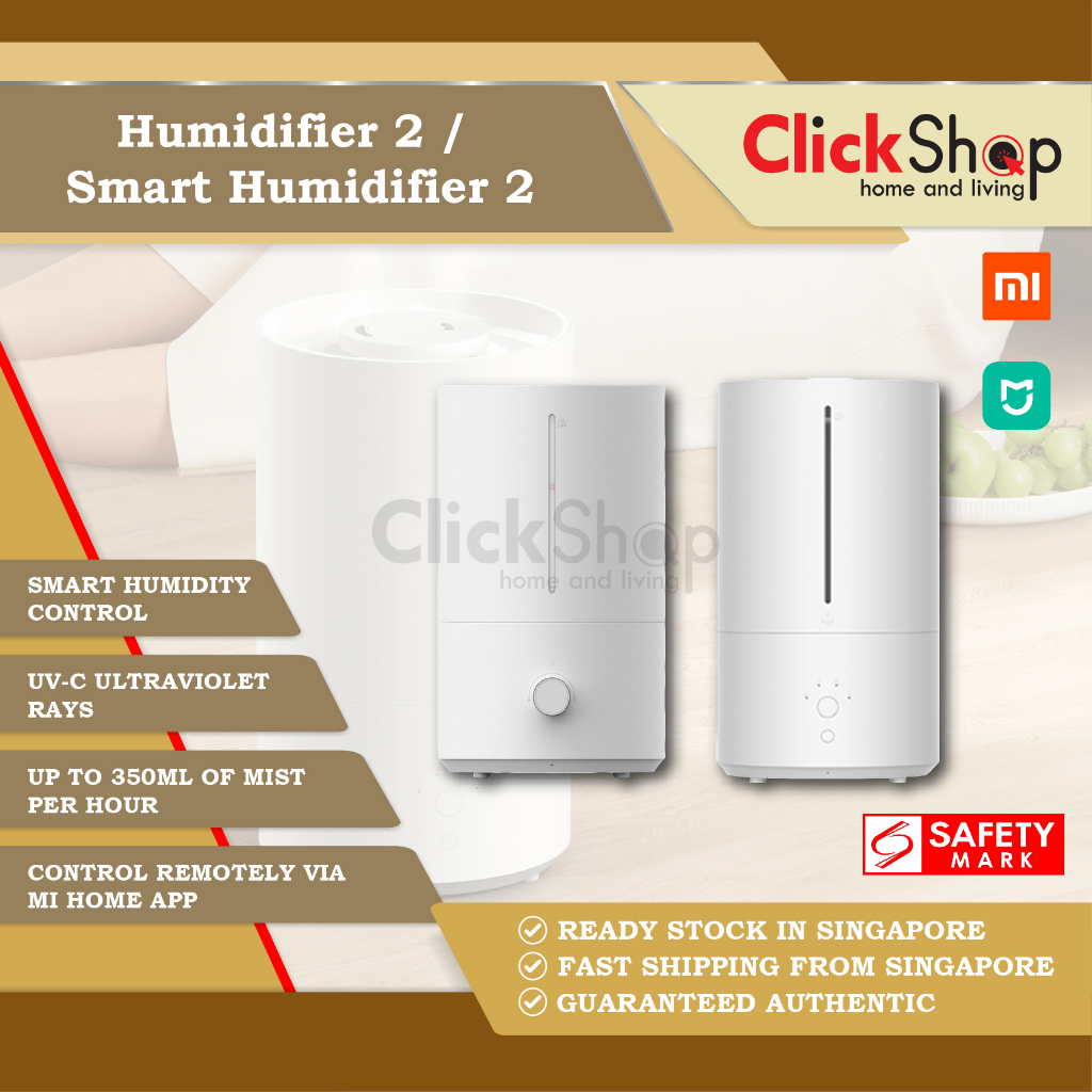 Xiaomi Mijia Humidifier 2 Silver Ion 99% Antibacterial Smart 4.5L ...
