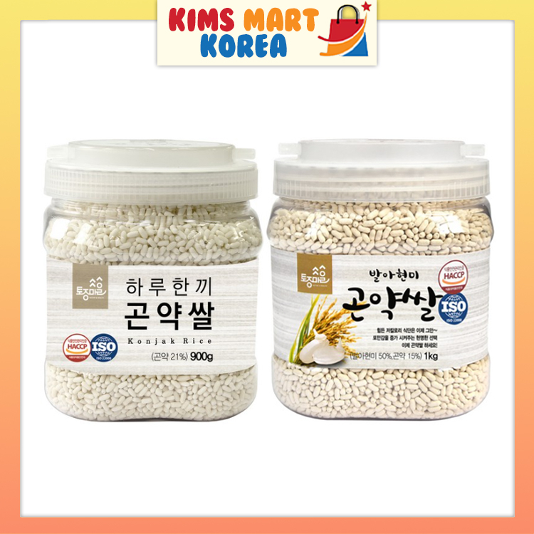 Tojong Korean Konjac Rice Original, Konjac with Germinated Brown Rice ...