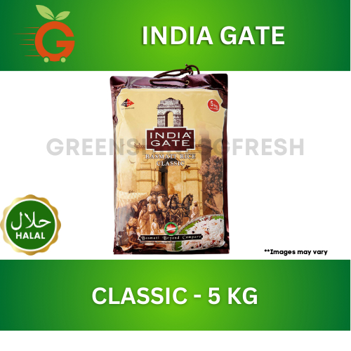 [Greenshinesg] India gate Basmati Rice 5kg | Classic | Dubar | Premium ...