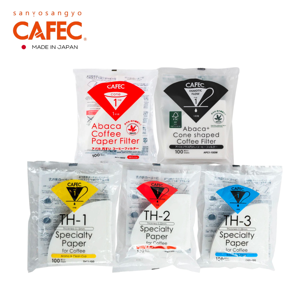 Cafec Abaca Cone Specialty Filter Paper | Shopee Singapore