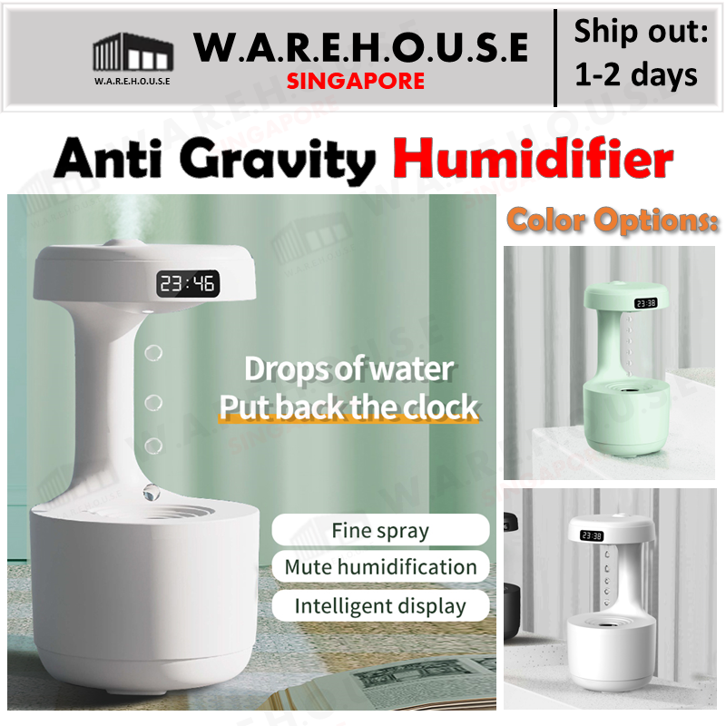 [Warehouse] Anti-gravity Water Drop Humidifier with Light Air ...