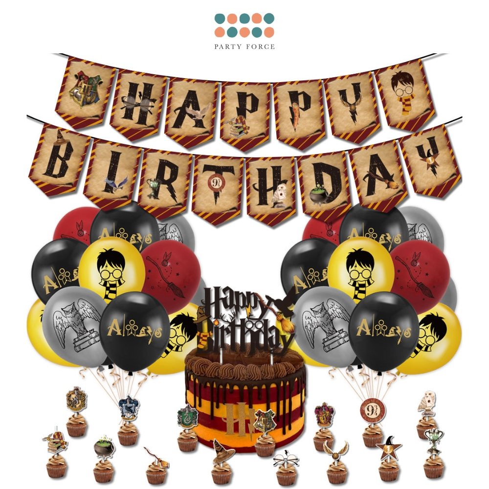 [SG seller] Harry Potter Wizard Theme Balloons deco pack for birthday ...