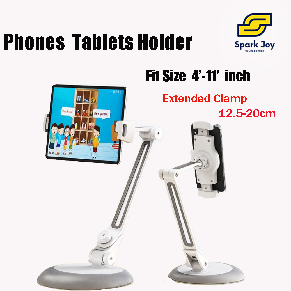 【SG】 Aluminum Tablet Desktop Stand Phone Table Mount Pad Desk Stand ...