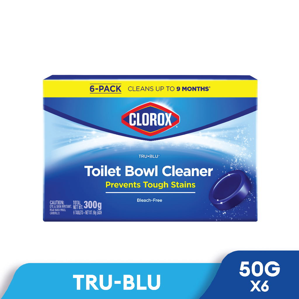 Clorox Tru-Blu Automatic Toilet Bowl Cleaner Tablets (6s) | Shopee Singapore