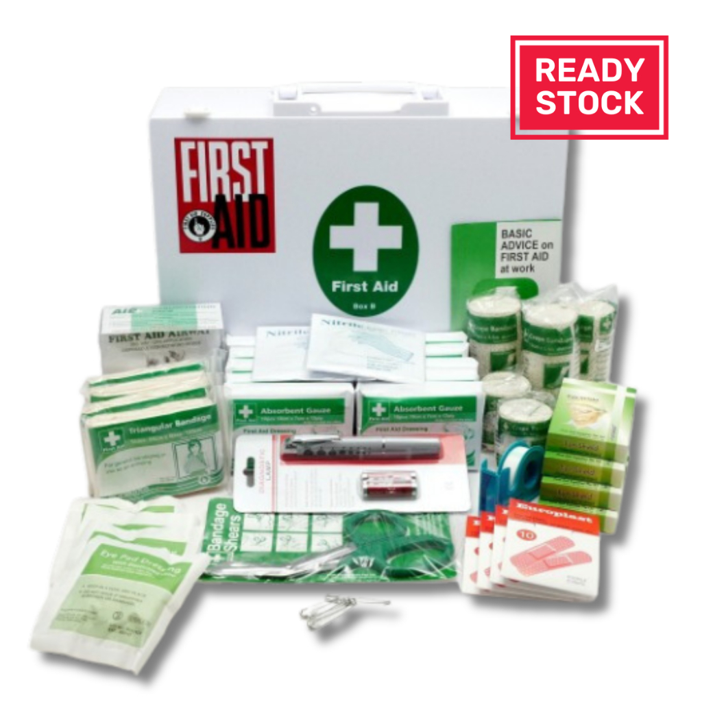 Workplace Essential: First Aid Outfit Box B - Comprehensive Kit for ...
