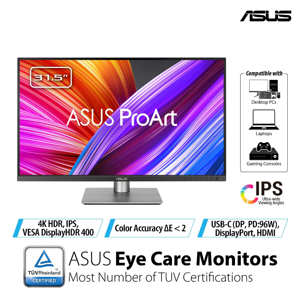 ASUS ProArt Display PA329CRV Professional Monitor - 32", IPS, 4K UHD ...
