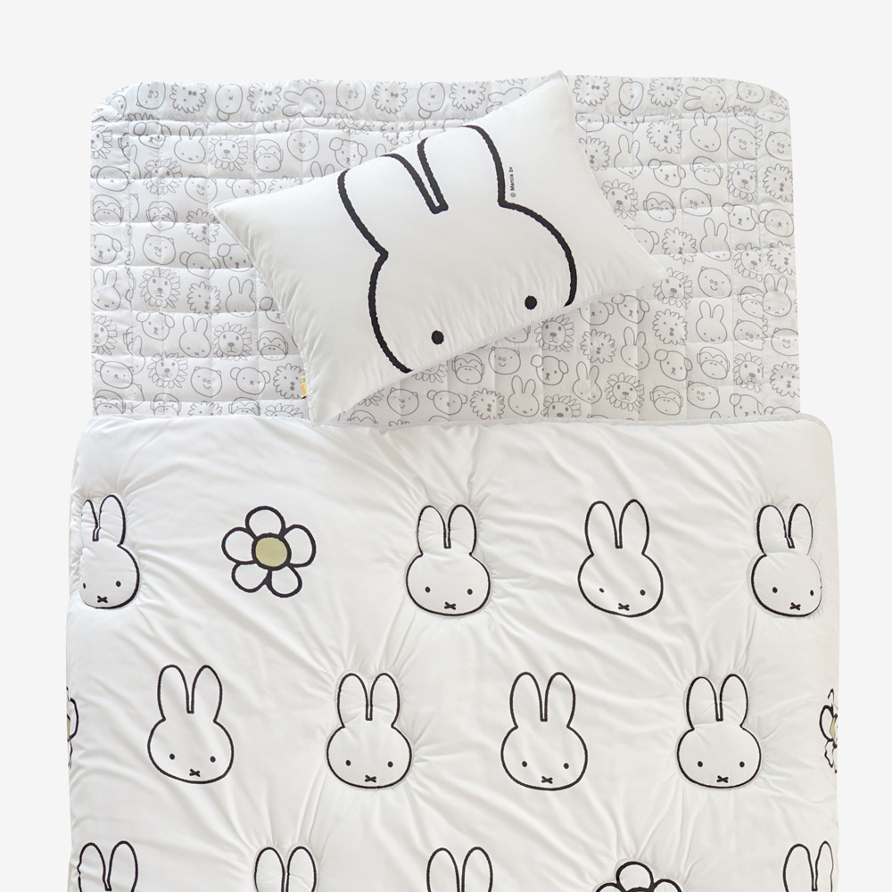 NUBIZIO KOREA Allergy Care Miffy Mono Comforter Set | Shopee Singapore
