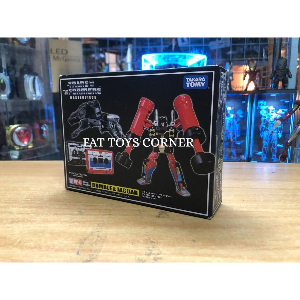 Transformers Masterpiece MP-15 Rumble & Jaguar (Ravage) Set | Shopee ...