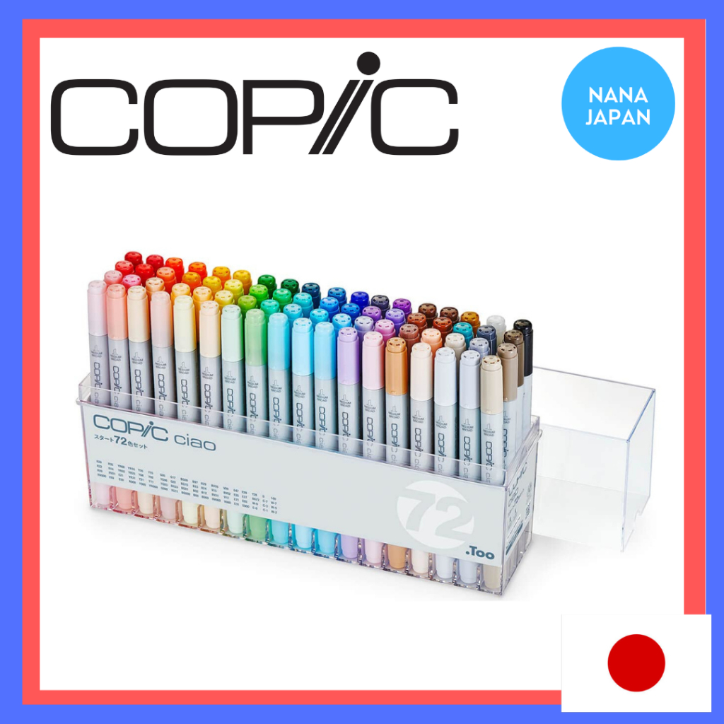 【Direct from Japan】 Copic Ciao Set 12 /24 / 36 / 72 colors set basic model | Shopee Singapore