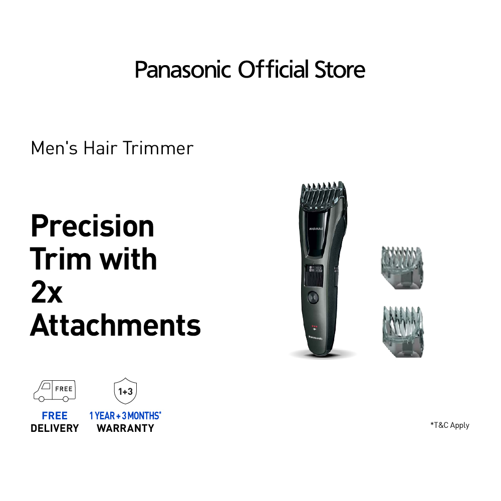 Panasonic ER-GB60-K451 Beard & Hair Trimmer with 5 Cutting Length ...