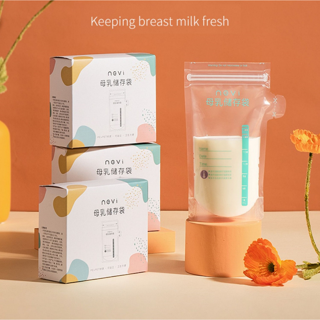Nevi - Baby Breastmilk Storage Bags 200ml (30pcs) with Temperature ...