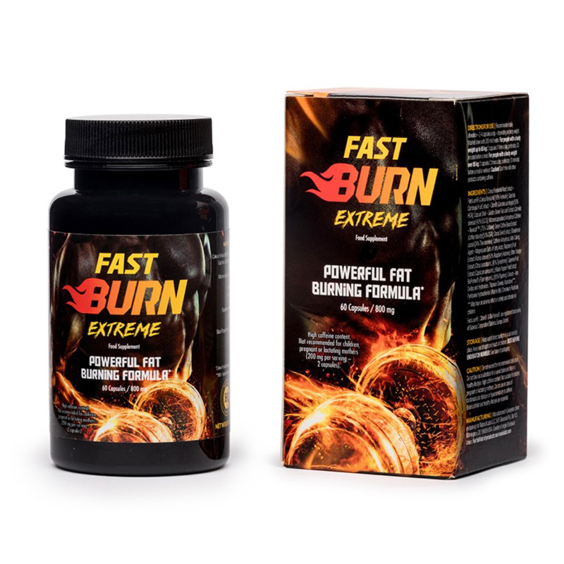 READY STOCKS!!! Fast Burn Extreme Supplements 60 capsules | Shopee ...
