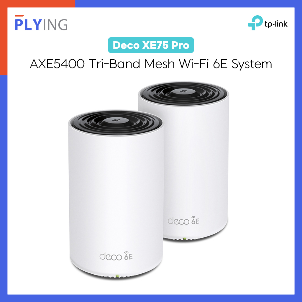 [TP-Link] Deco XE75 Pro AXE5400 Tri-Band Mesh Wi-Fi 6E System | Shopee Singapore