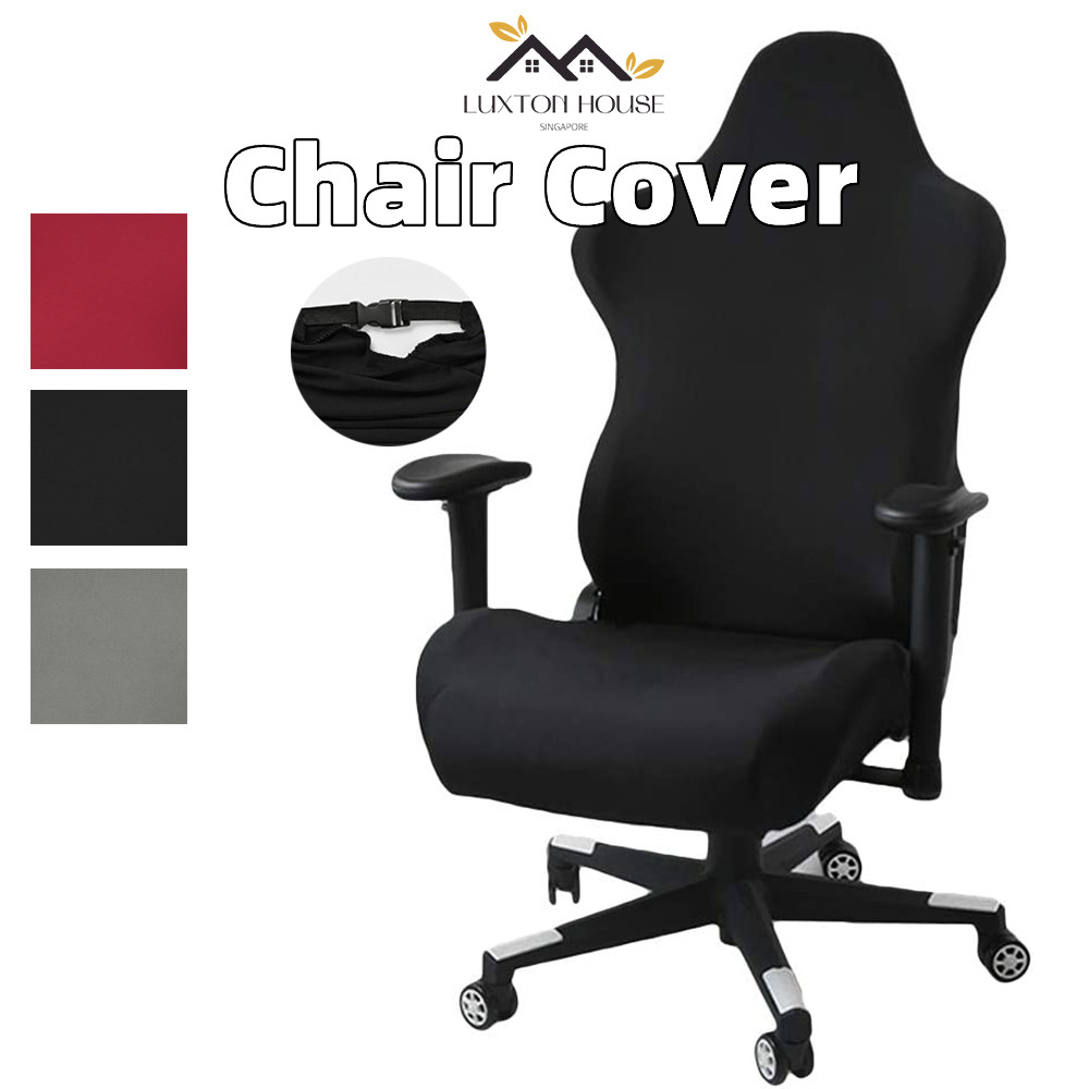 {SG} 4PCS Ergonomic Gaming Chair Cover Seat Cover Stretch Washable ...