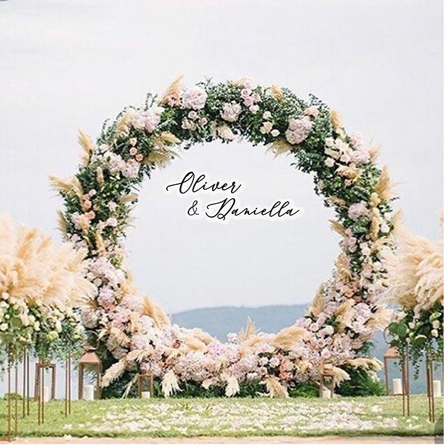 [SG] Layered Name Backdrop Wedding Sign | Shopee Singapore