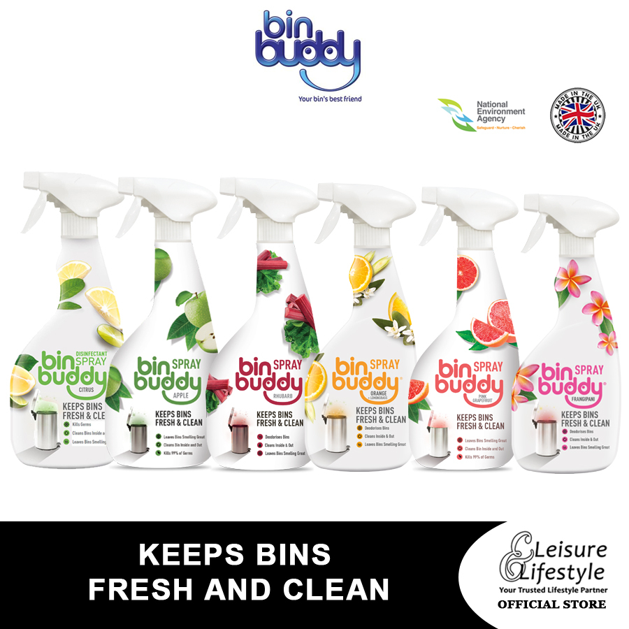 Bin Buddy Disinfectant Spray for Dust Bin 500ml (Remove Smell) | Shopee ...