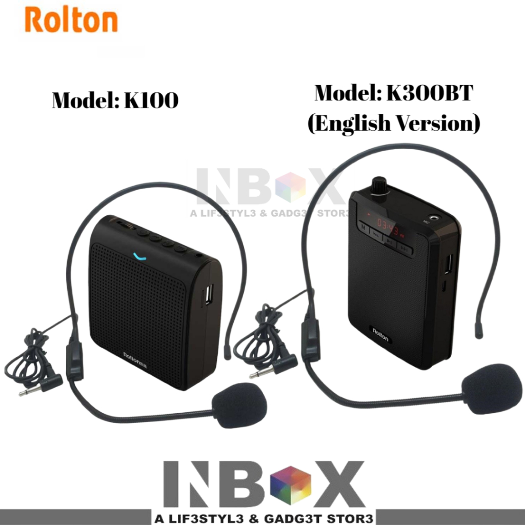 Rolton [SG] K100 Portable Microphone /K300BT (English Version)/K700 ...