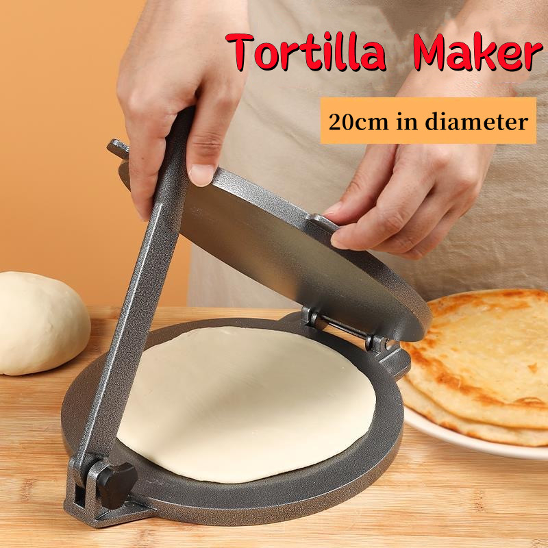 20cm Tortilla Maker Aluminum Alloy Hand Pressure Tortilla Press ...