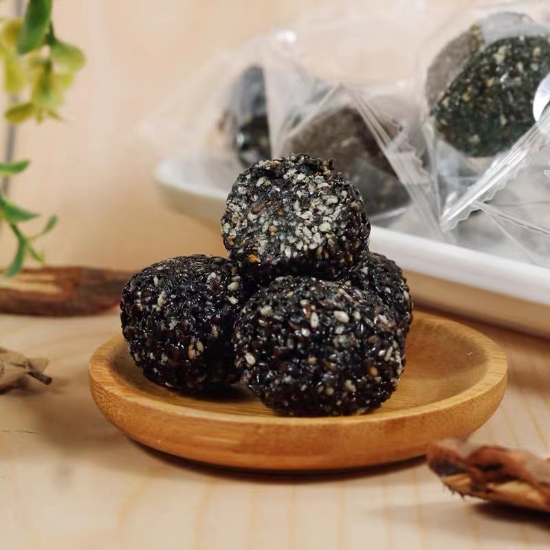 High Nutrition Black Sesame Ball Snack/200g | Shopee Singapore