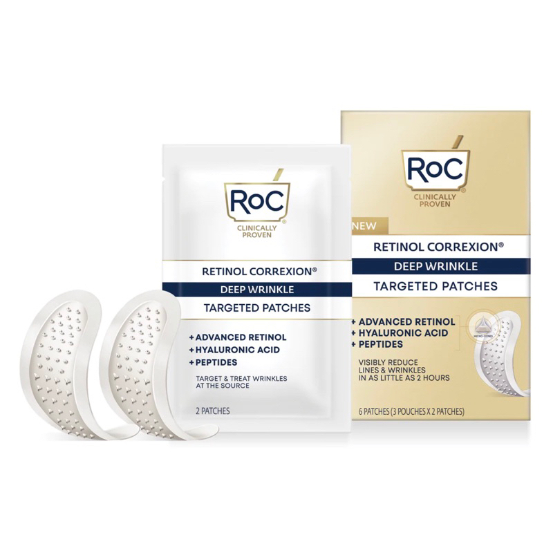 RoC Retinol Correxion Deep Wrinkle Non-Invasive Targeted Patches ...