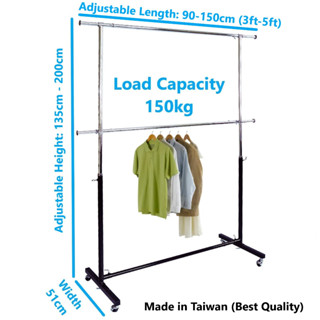 SG seller] Clothes Rack Heavy Duty Garment Drying Hanger Clothes ...