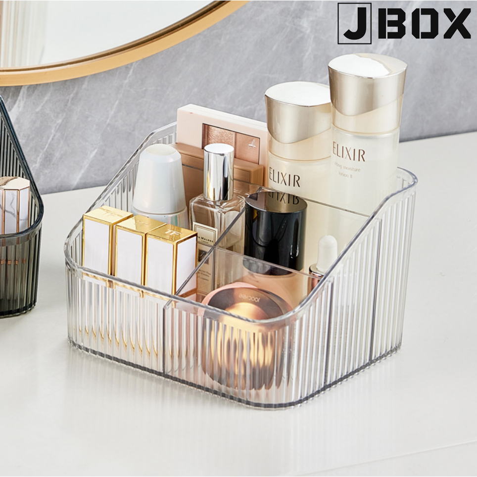Clear Remote Control Holder / Cosmetic Desk Organiser (Jbox) | Shopee ...