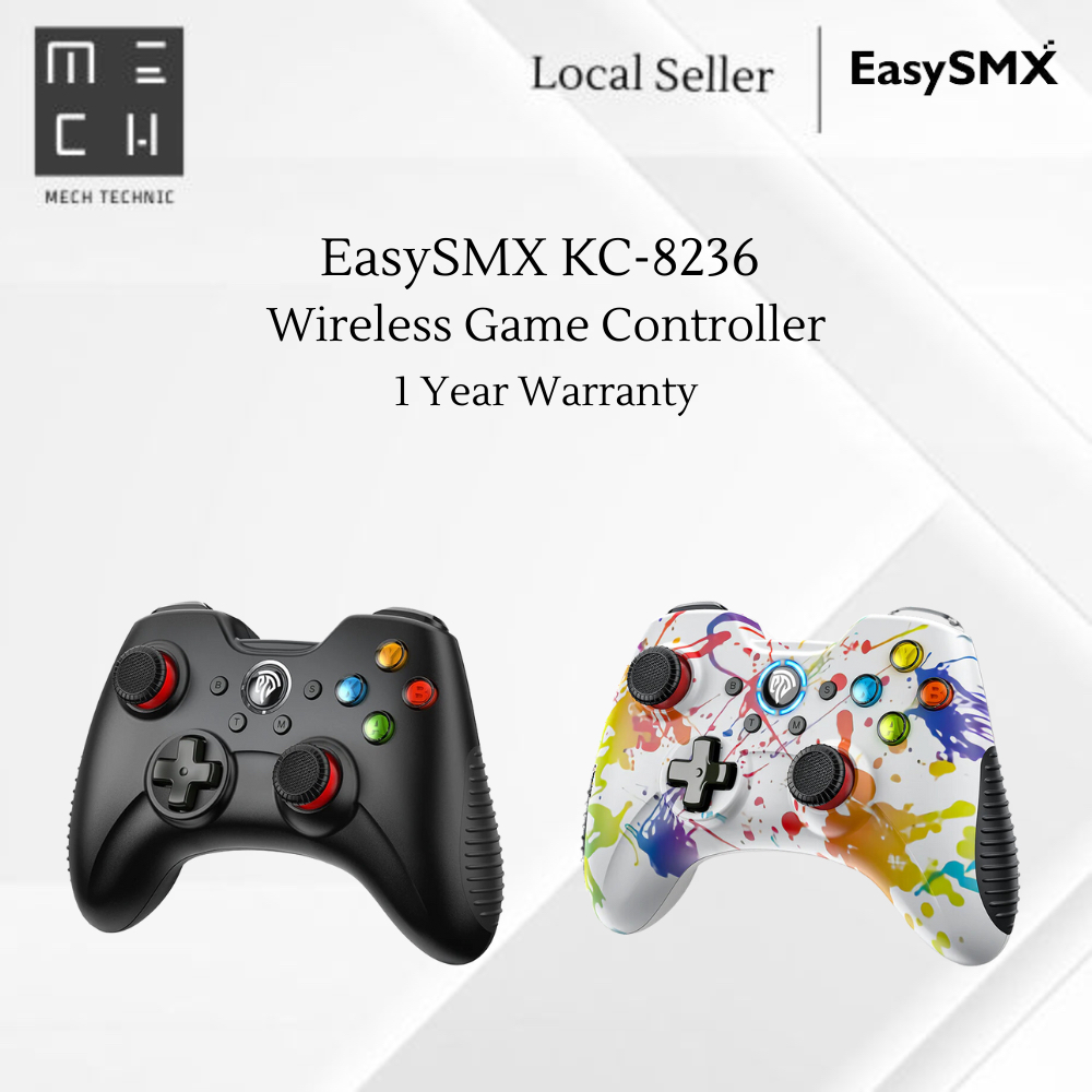 EasySMX KC-8236 2.4G Wireless Game Controller Gamepad with Receiver ...