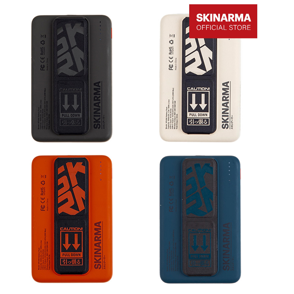 SKINARMA Spunk/Flint Magnetic Power Bank 5000 mAh 20W USB type C PD ...