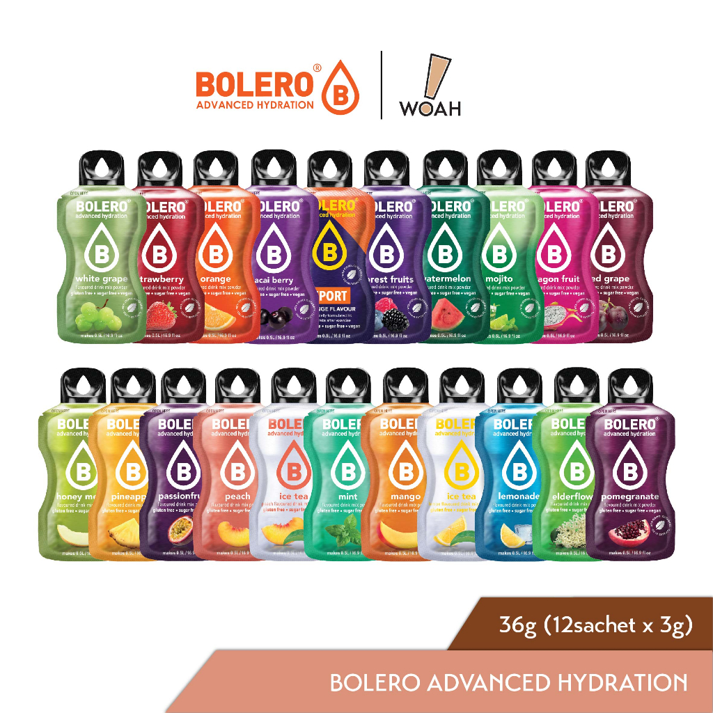 Bolero Advanced Hydration (Box of 12) | Shopee Singapore