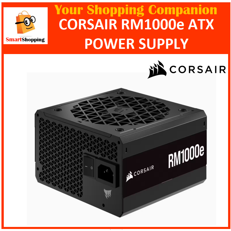 Corsair RM Series™ RM1000e 1000e 80 PLUS Gold Certified Fully Modular ...