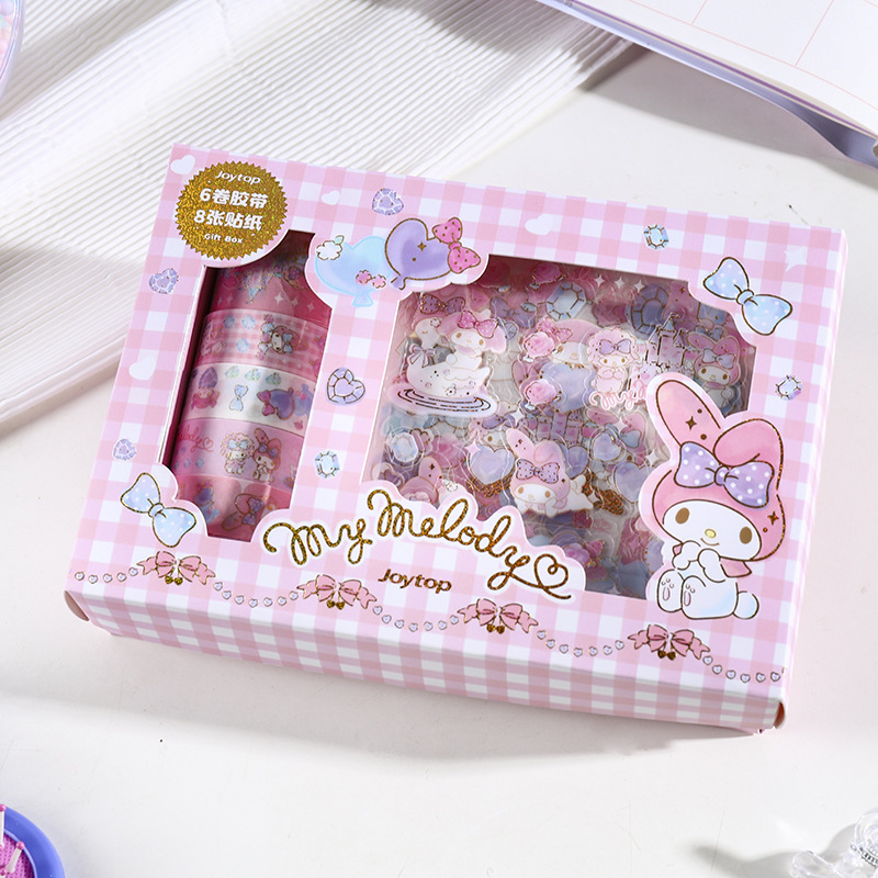 [SG Stock] Cute and Funny Cinnamoroll Melody Kuromi Sanrio Sticker Tape ...
