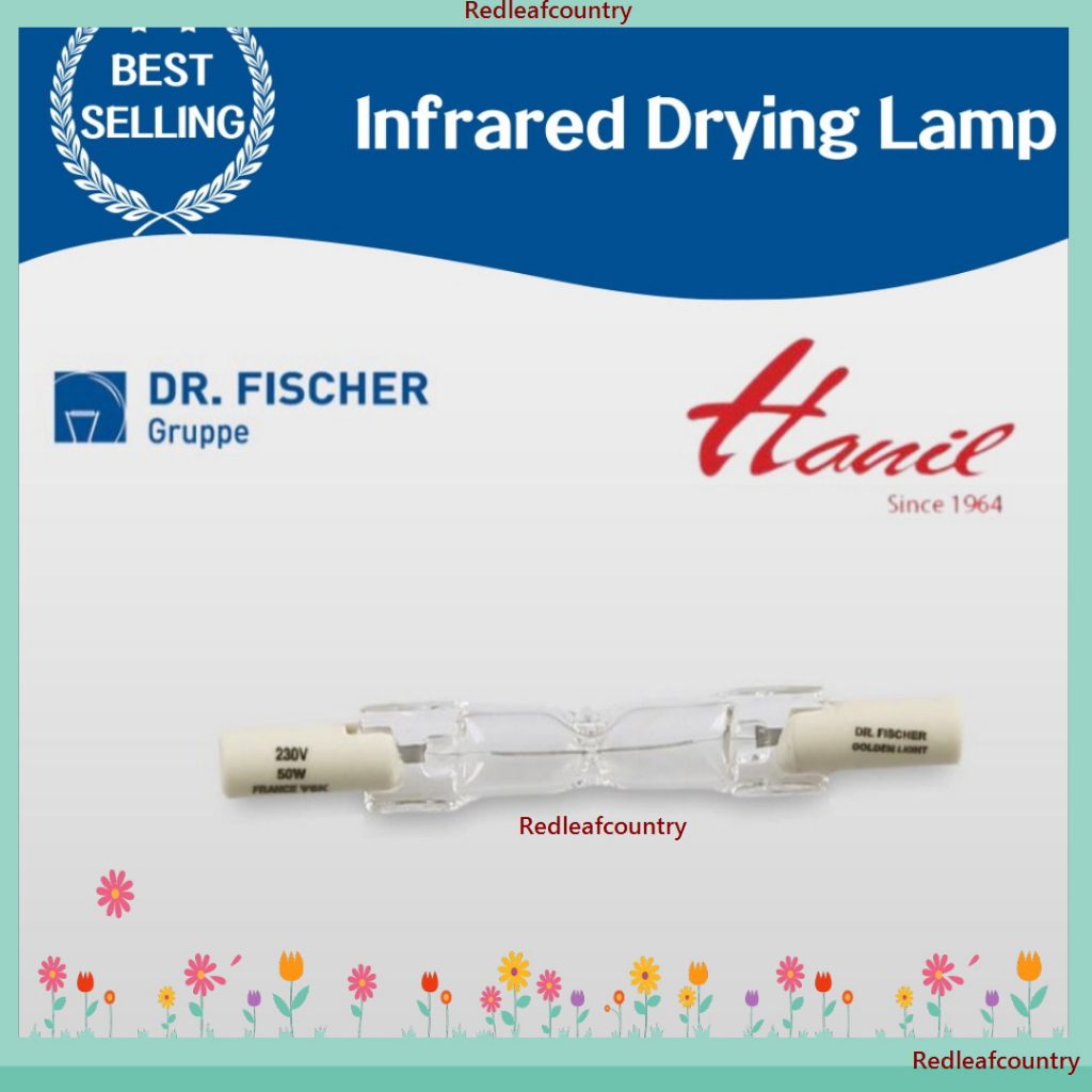 Dr. Fischer Halogen straight tube lamp 50W 78mm for Hanil Baby Bottle ...