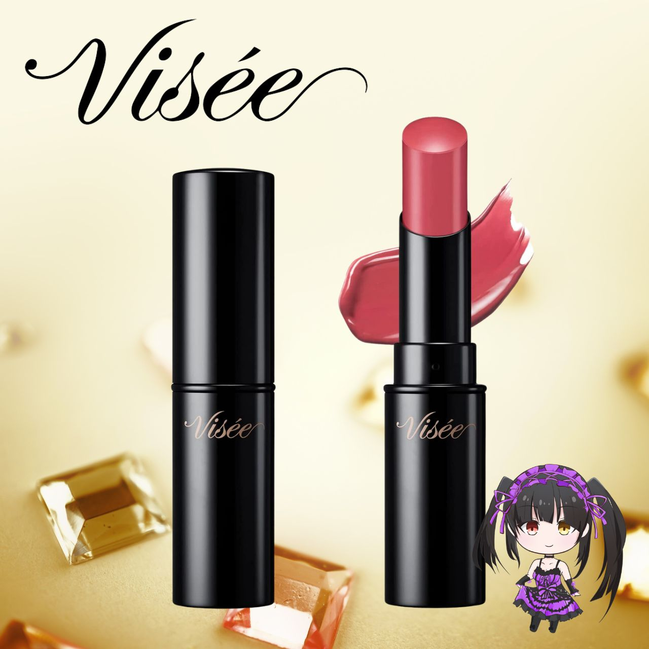 Visee Nemmak Fake Rouge 0.1 oz (3.8 g), Mucous Lip, Mucous Membrane Color, Complexion Feel ...