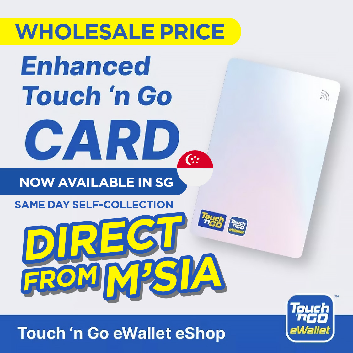 [Wholesale] TNG NFC Touch n Go Card Malaysia | Shopee Singapore