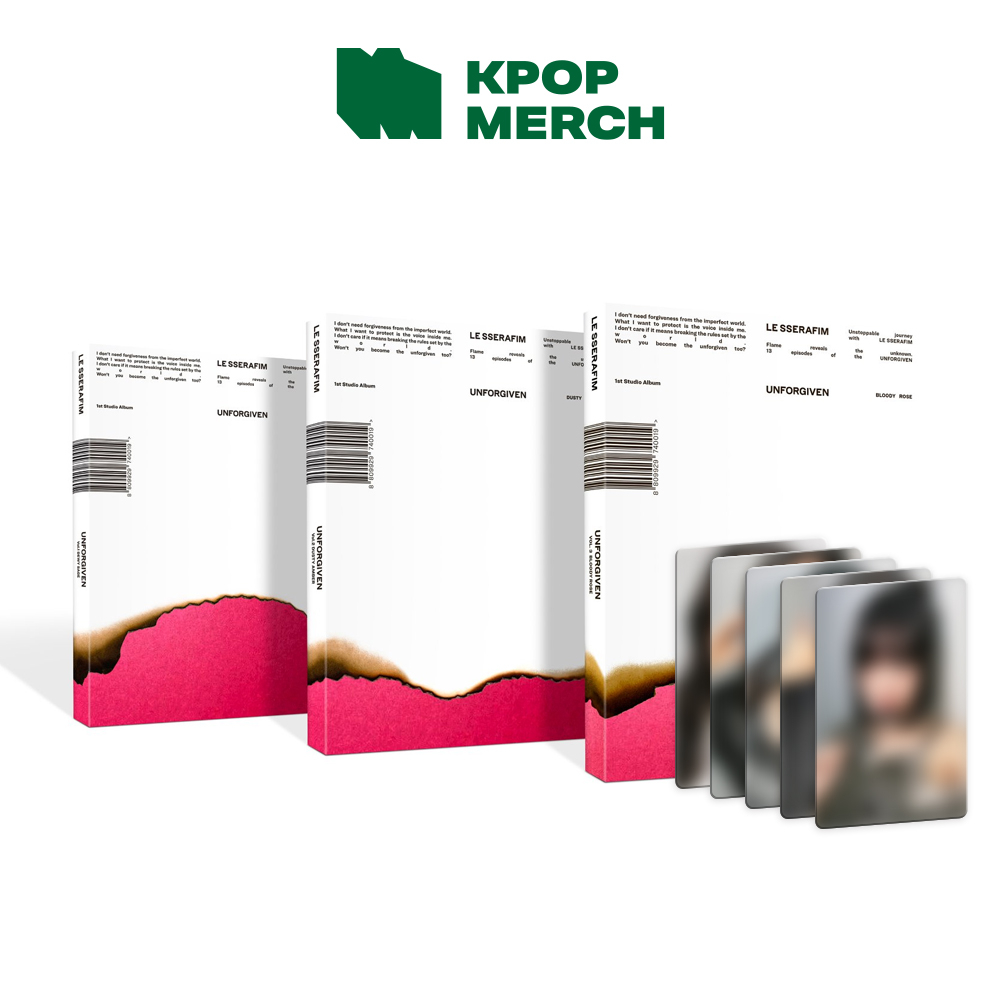 (Lucky draw POB / Video call POB) LE SSERAFIM - 1st Album [ Unforgiven ...