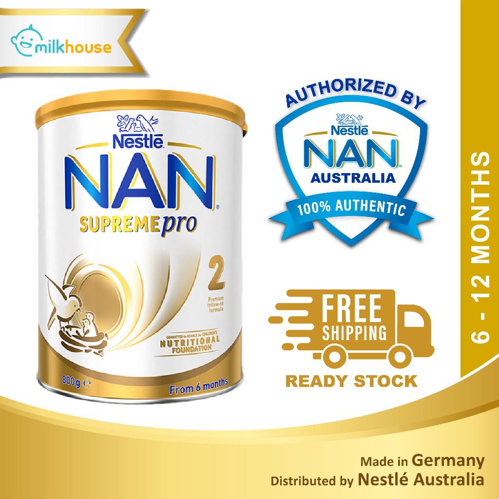 [Ready Stock] Nestle NAN Supreme Pro 2 (800g) SupremePro From 6 to 12 ...