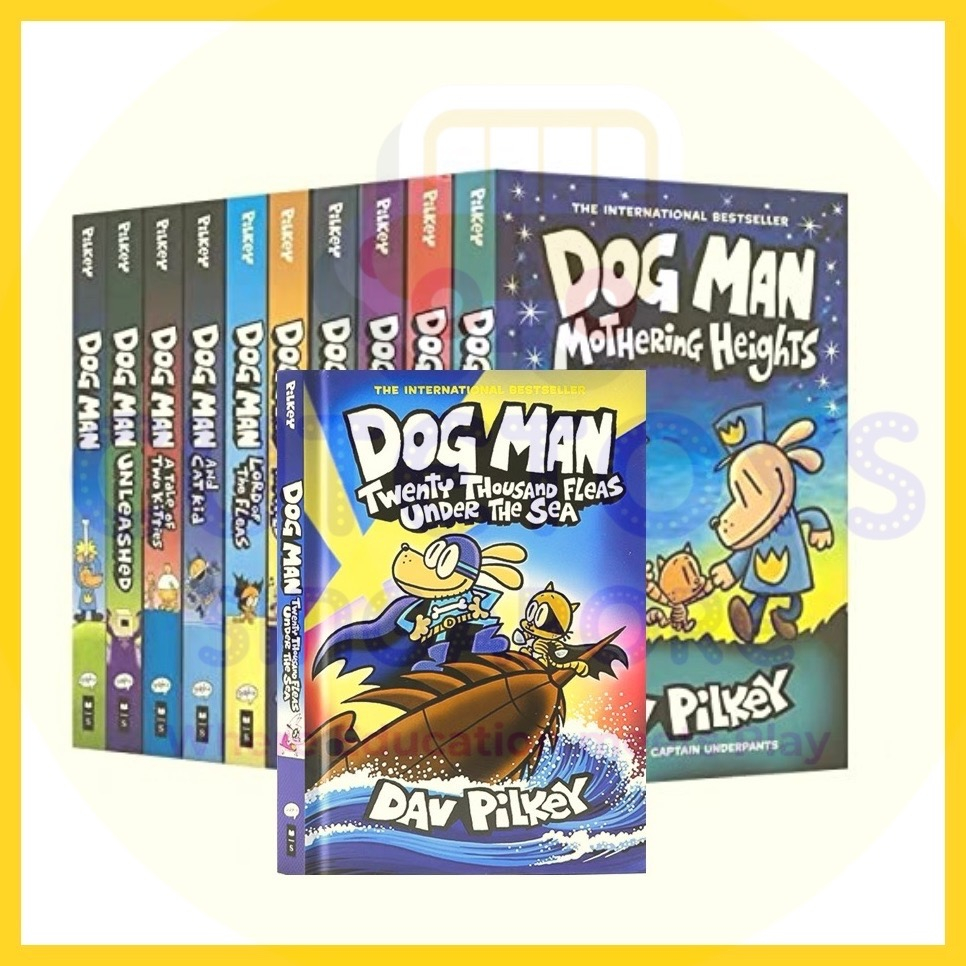 [SG Authentic] GLOSSY Latest 2025 Version DOG MAN Books by Dav Pikey ...
