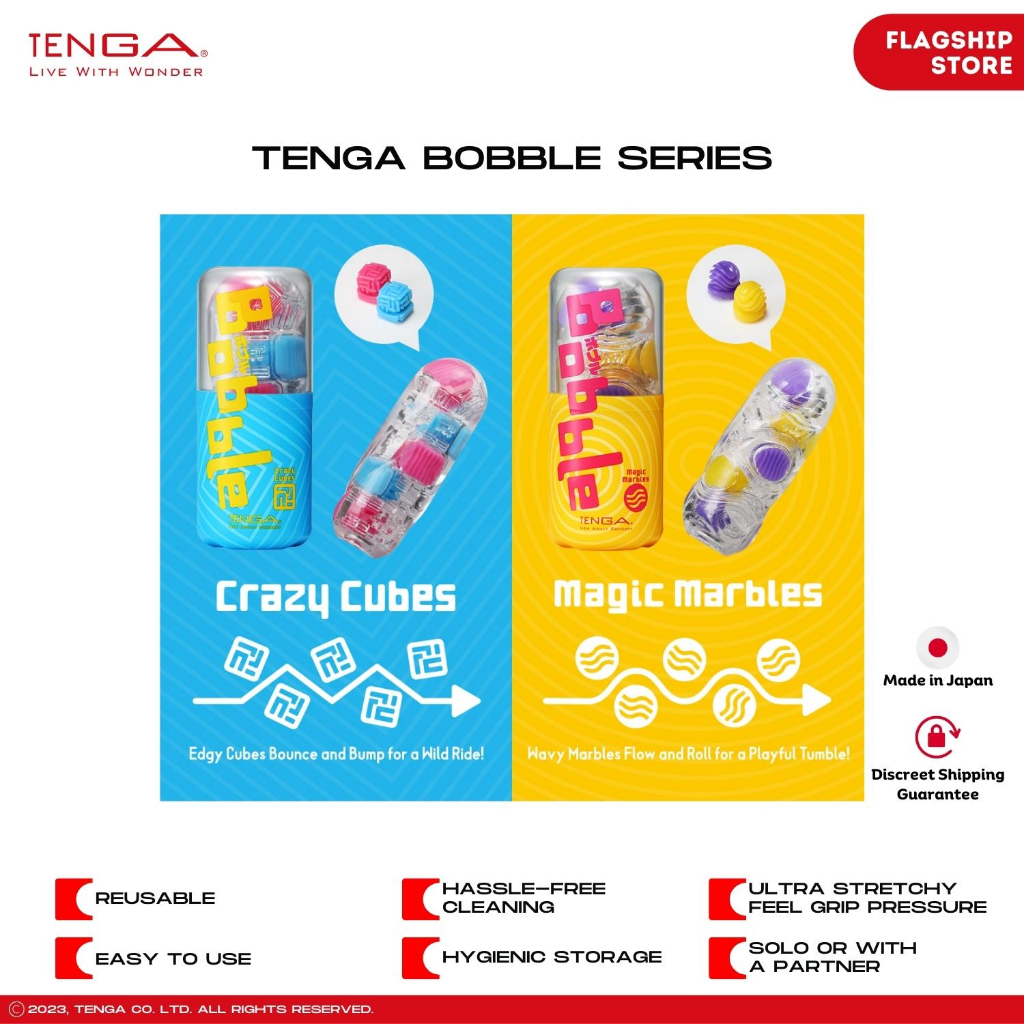 Tenga Bobble Spinner Magic Marble and Crazy Cube Latest Version ...
