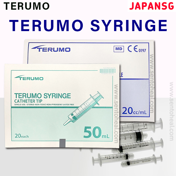 Terumo Syringes Luer Slip Tip/ Lock Tip/ Catheter-tip/ Luer Eccentric - 1cc - 50cc/ 1ml - 50ml ...