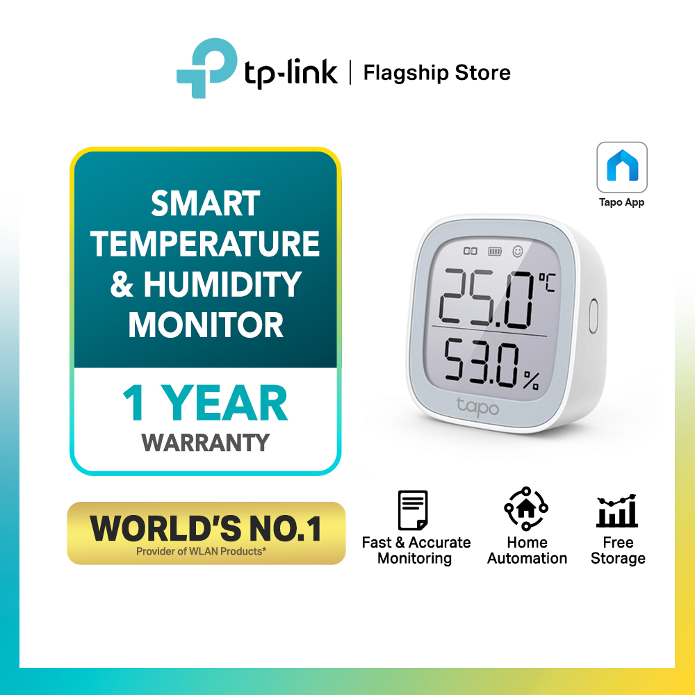 TP-Link Smart Motion, Temperature, Humidity Sensor Tapo T100/T110/T300 ...