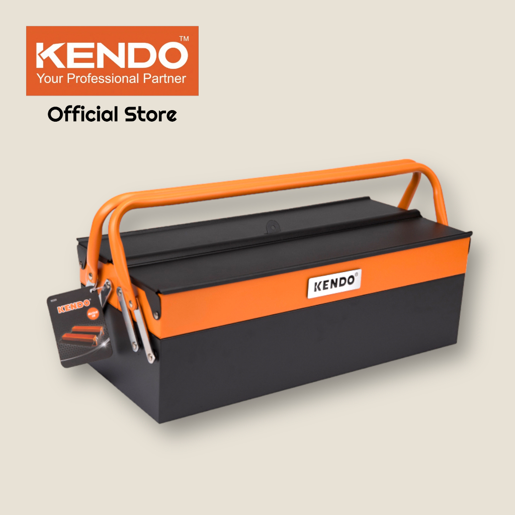 KENDO CANTILEVER, 3-Tray Metal Tool Box, Durable and Light, 90200 ...