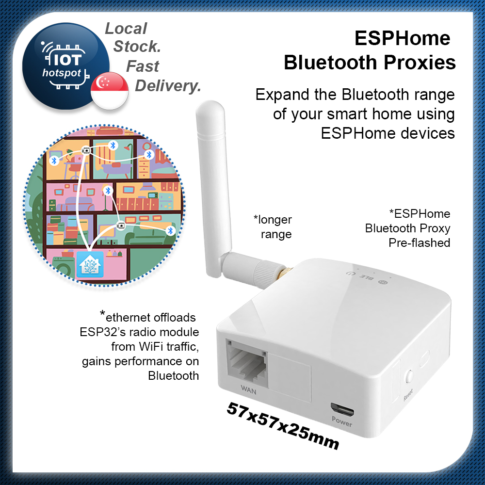 GL-S10 GL.iNet ESPHome Bluetooth Proxy Pre-flashed Home Assistant ESP32 | Shopee Singapore